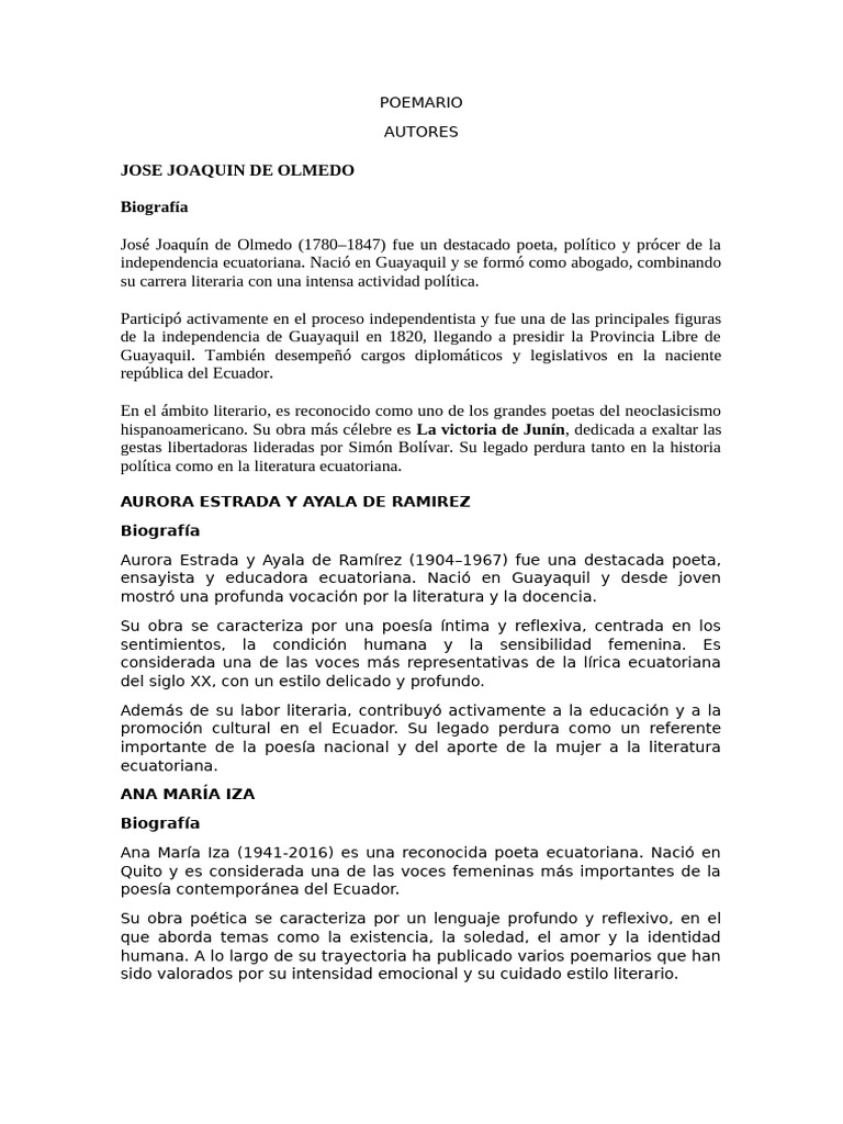 Poemario Juan David | PDF