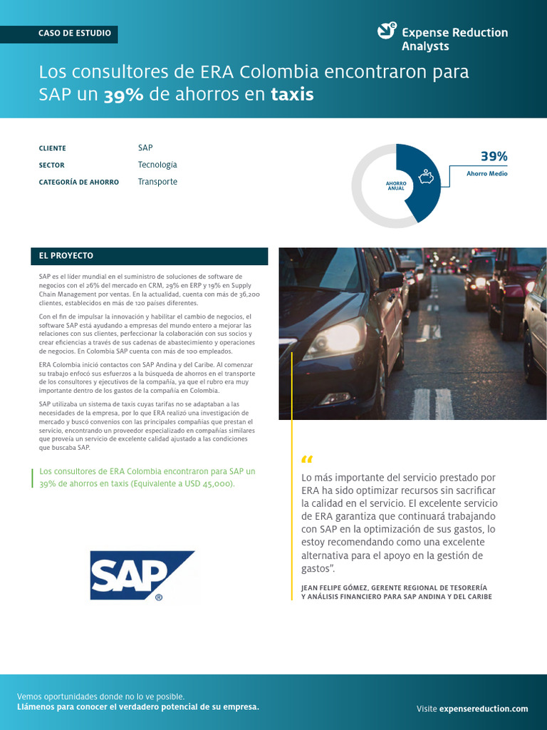 Caso SAPcolombia | PDF | Business | Economias
