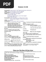 We Will Rock You Musical Script | PDF | Poetry