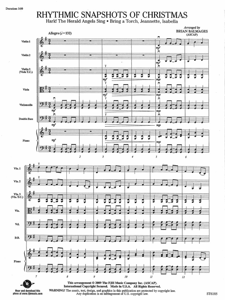 Rhythmic Snapshots of Christmas | PDF