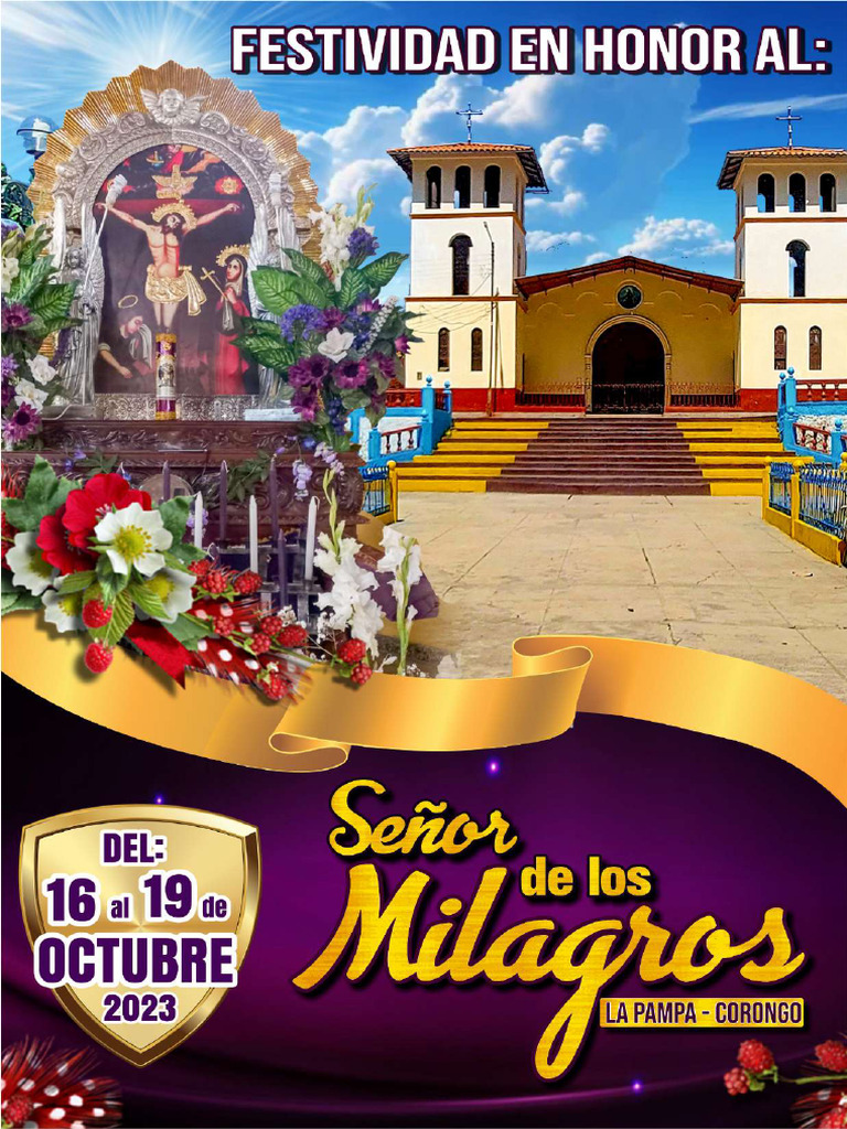 Programa Sr. de Los Milagros -La Pampa 2023 | PDF
