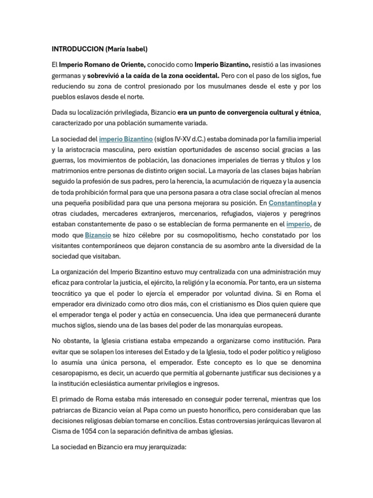 Imperio Bizantino | PDF | imperio Bizantino