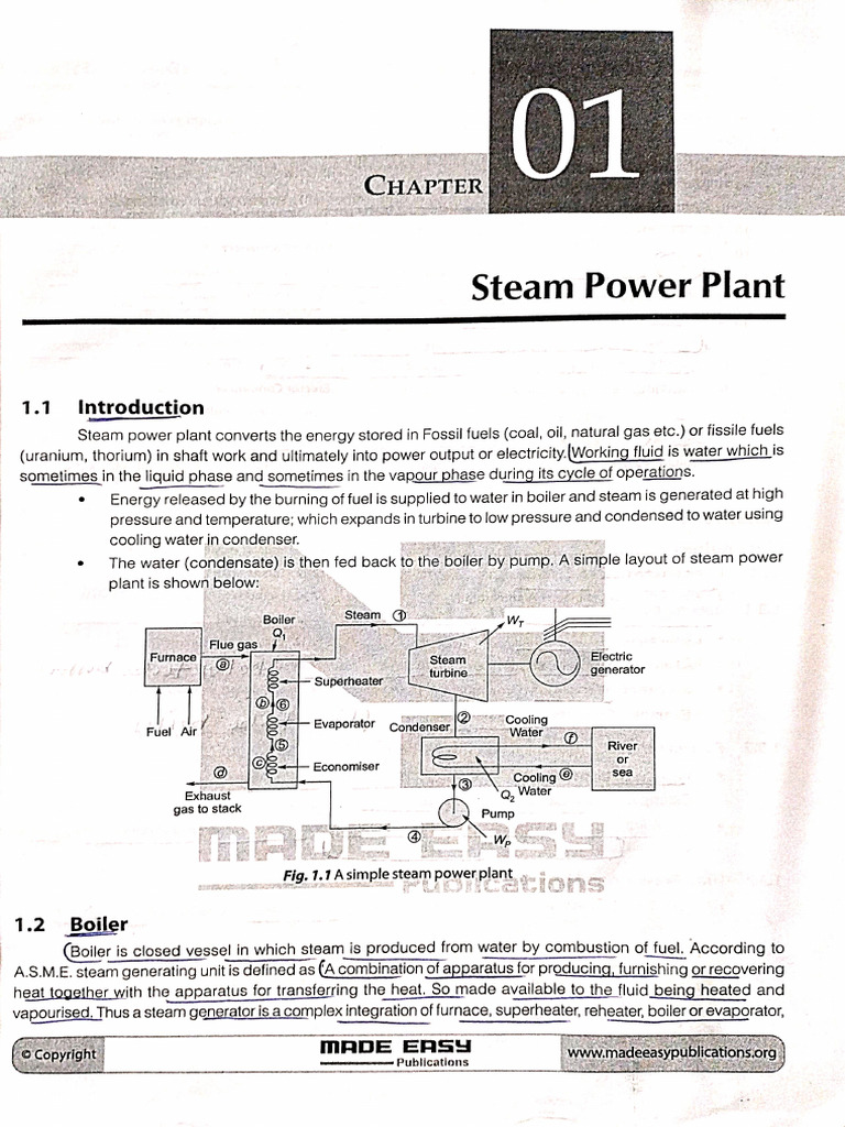 Steam Power Plant | PDF