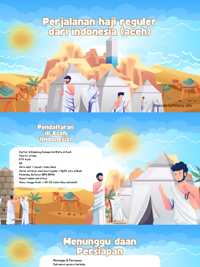 Panduan Haji Reguler Aceh 2023 | PDF