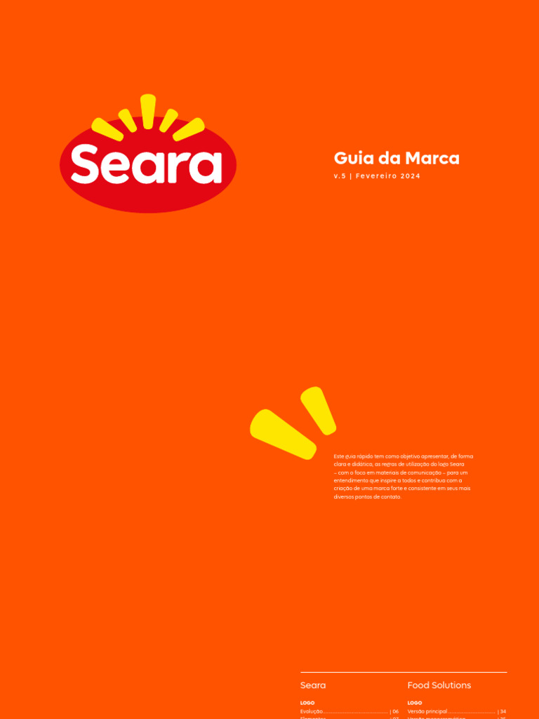 guide-nova-marca-seara-1 | PDF | Cor | Impressão