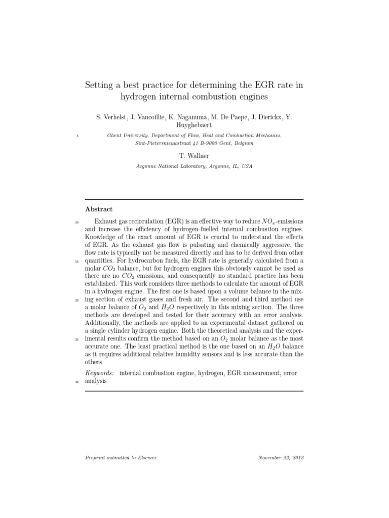Setting A Best Practice For Determining | PDF | Internal Combustion ...