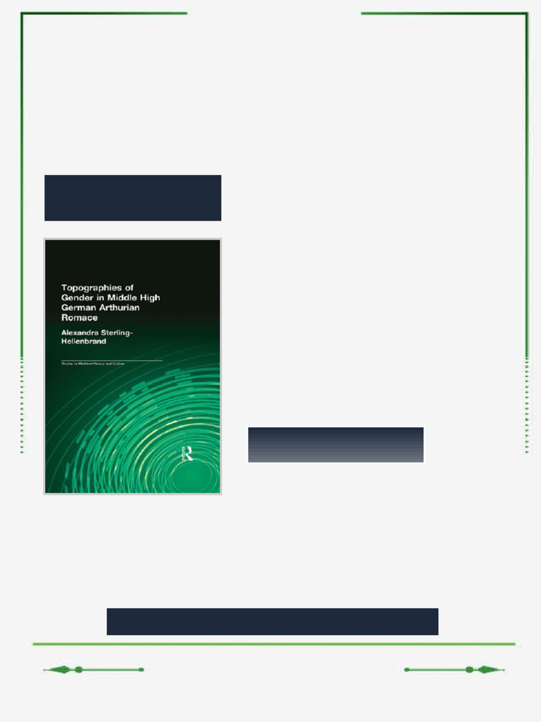 Topographies of Gender in Middle High German Arthurian Romance ...