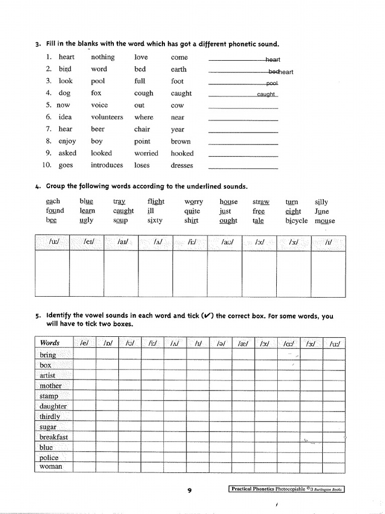 03.- Practical Phonetics Exercises With KEY (1)_20251023_120456 | PDF