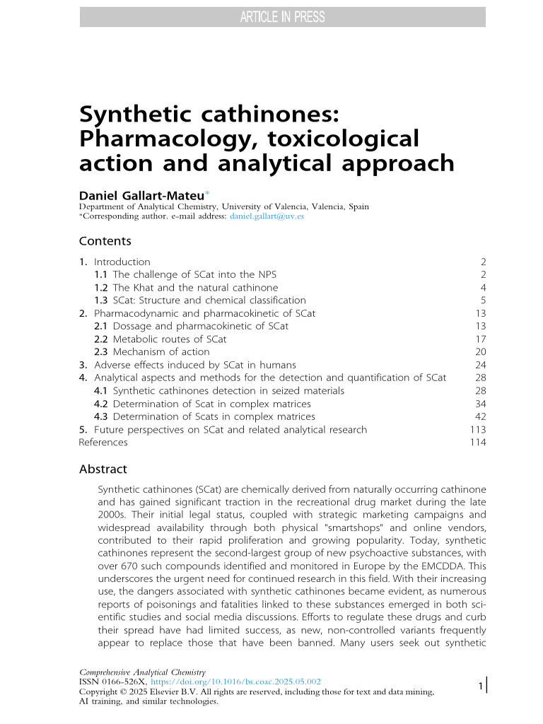 Synthetic-cathinones-Pharmacology-toxicological-action-and-analytical ...