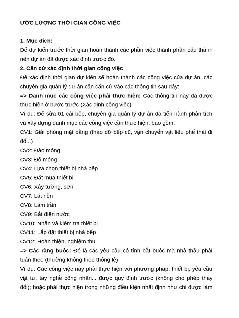 HƯỚNG DẪN LÀM PERT | PDF