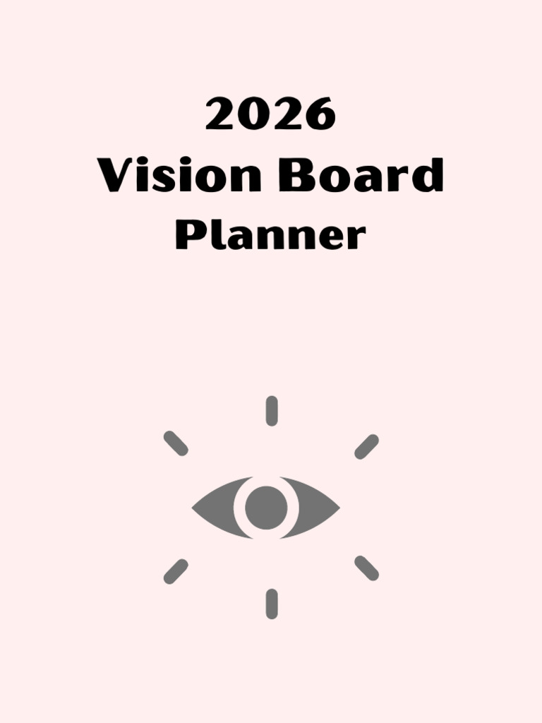 2026 Vision Board Planner Guide | PDF | Observances | Public Holiday
