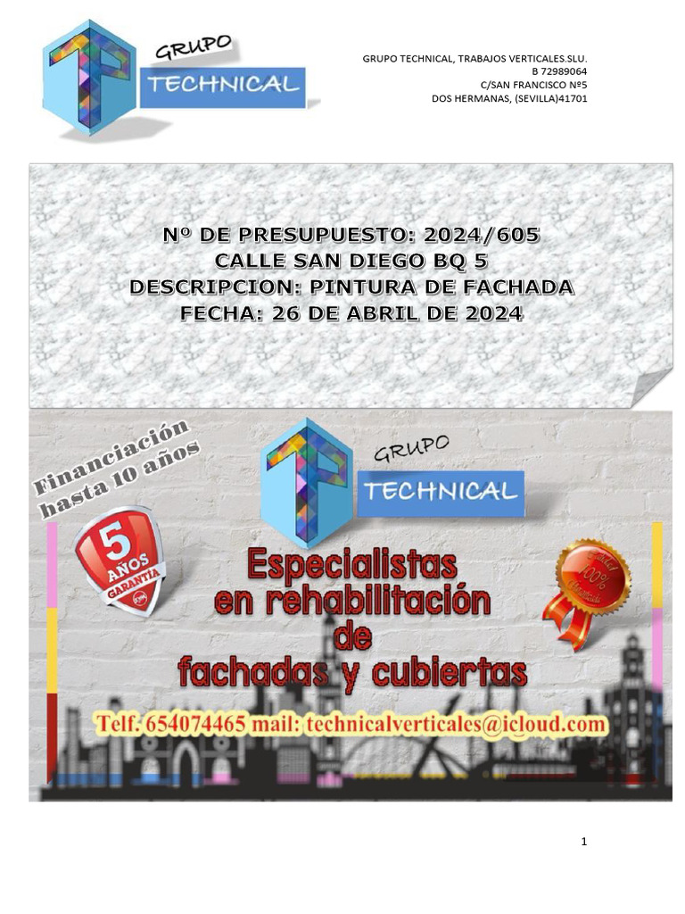 03.02.02 TECHNICAL_SD5_PPTO+PINTURA+COMPLETA | PDF