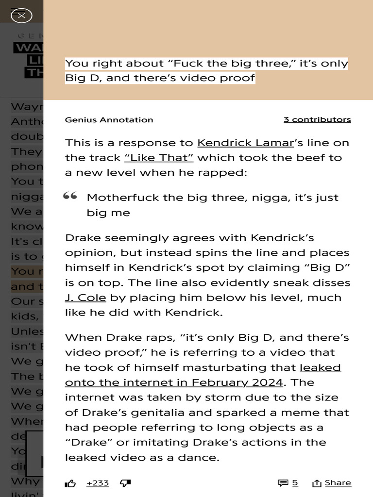 Drake – Family Matters Lyrics Genius Lyrics | PDF