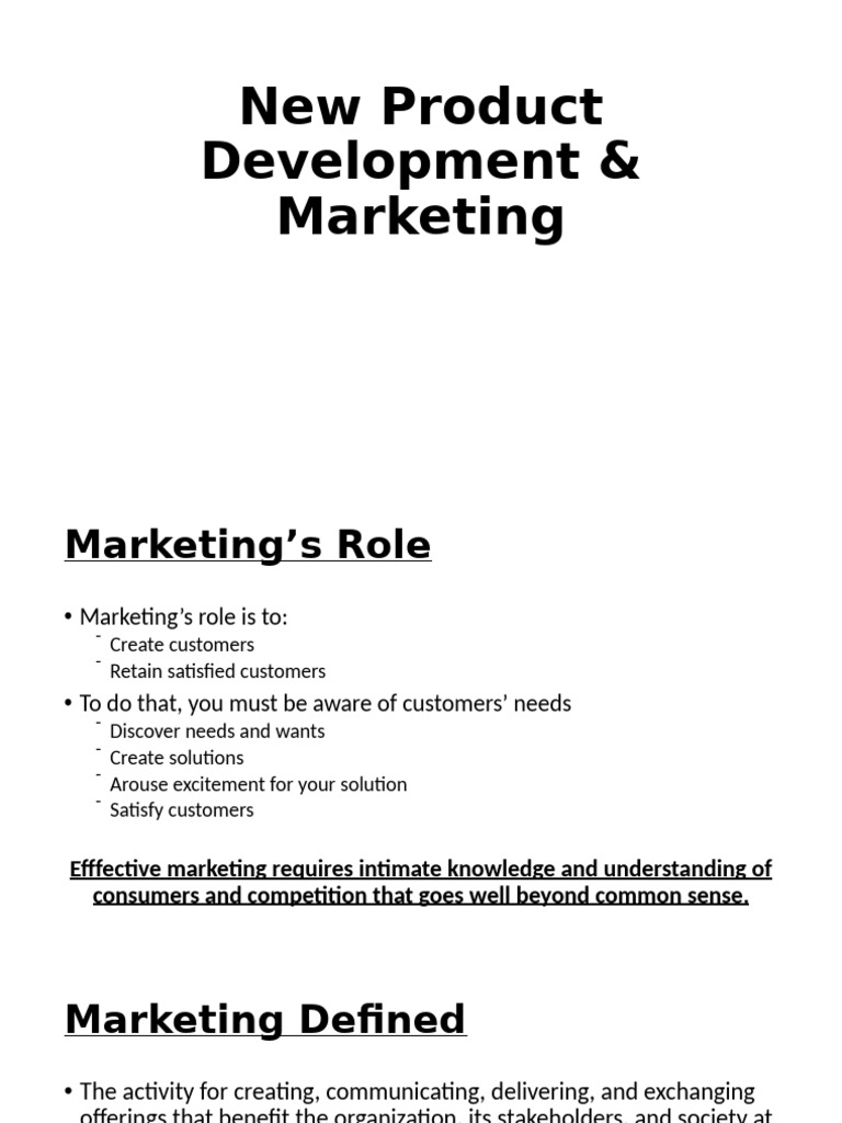 Marketing Strategies for New Products | PDF | Marketing | Private Sector