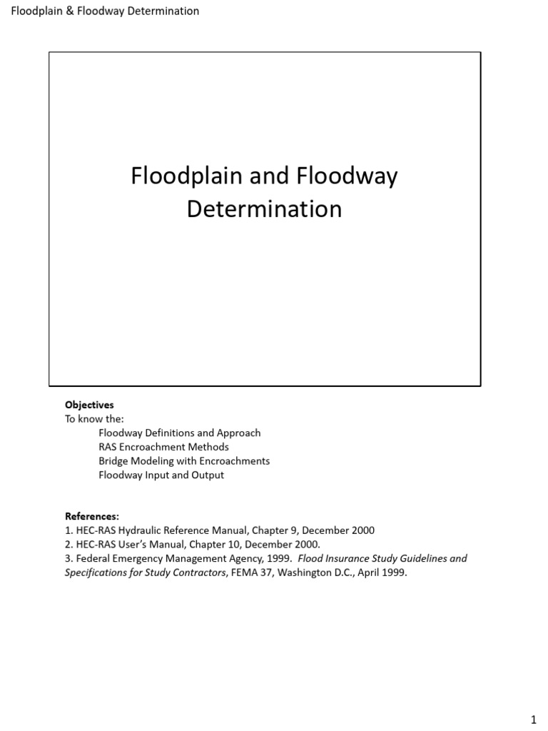 5.1 L - Floodplain and Floodway Determination | PDF | Floodplain | Flood
