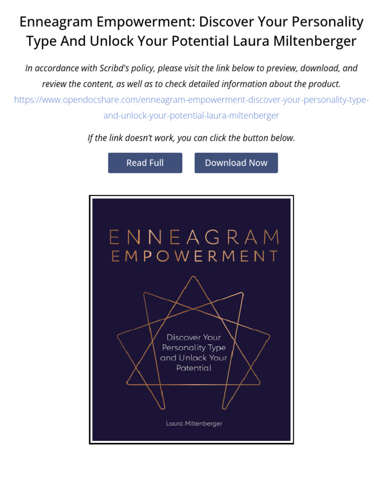 Enneagram Empowerment: Discover Your Personality Type and Unlock Your ...