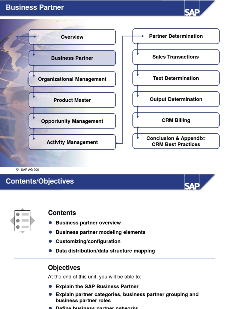 SAP Business Partner Guide | PDF | Customer Relationship Management ...