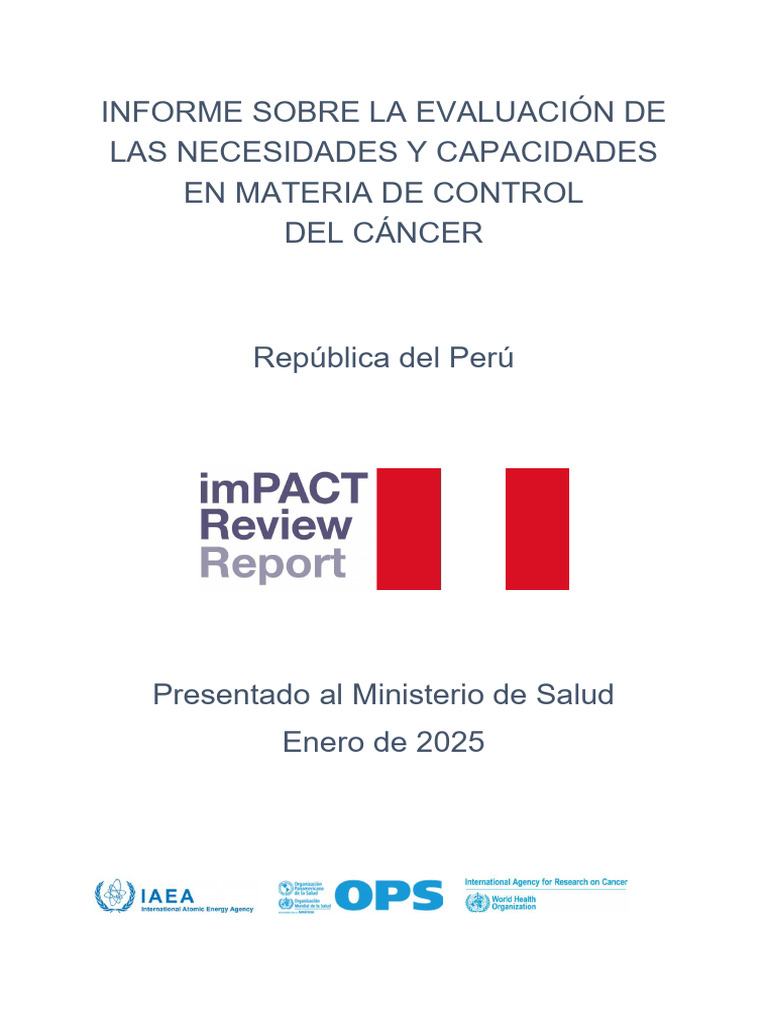 ImPACT Review Report Peru - Final Sent to MoH Spanish | PDF | Hospital ...