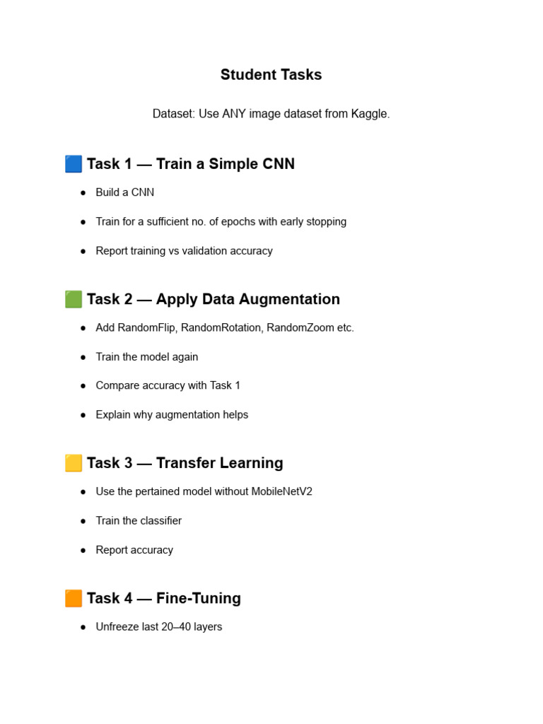 Student Tasks | PDF | Computational Neuroscience | Machine Learning