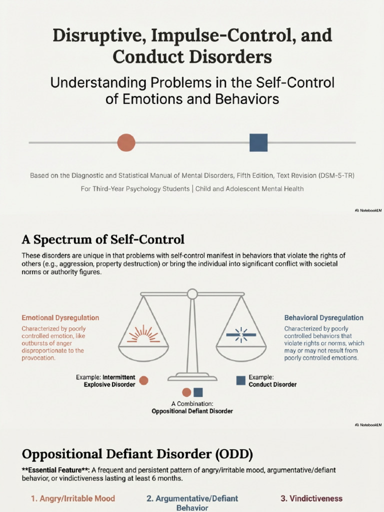 Self-Control Disorders Understanding Behavior and Emotion | PDF