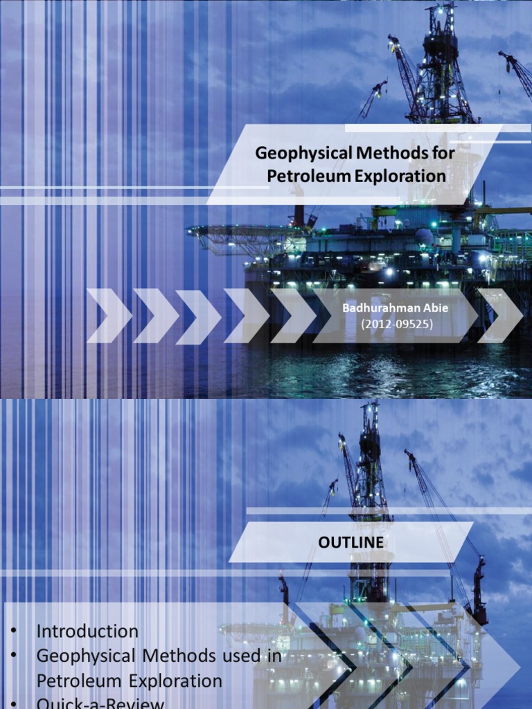 Geophysical Methods for Petroleum Exploration | Geophysics | Reflection ...