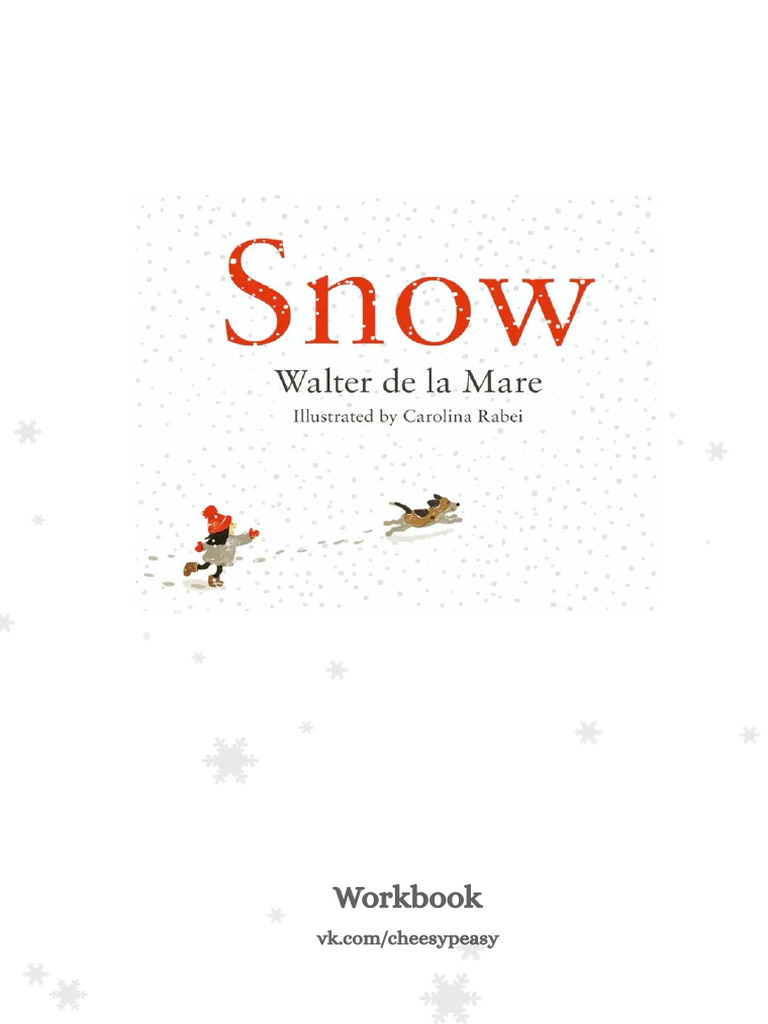 Snow Workbook | PDF
