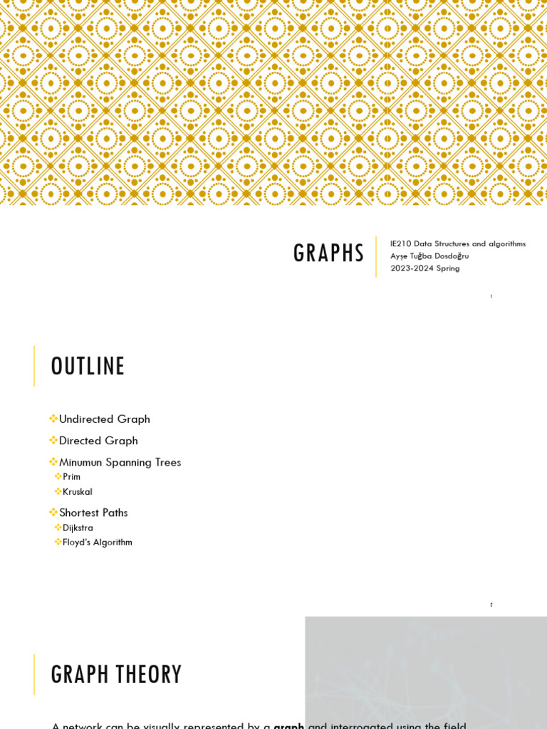 6_Graphs 2 | PDF | Vertex (Graph Theory) | Graph Theory