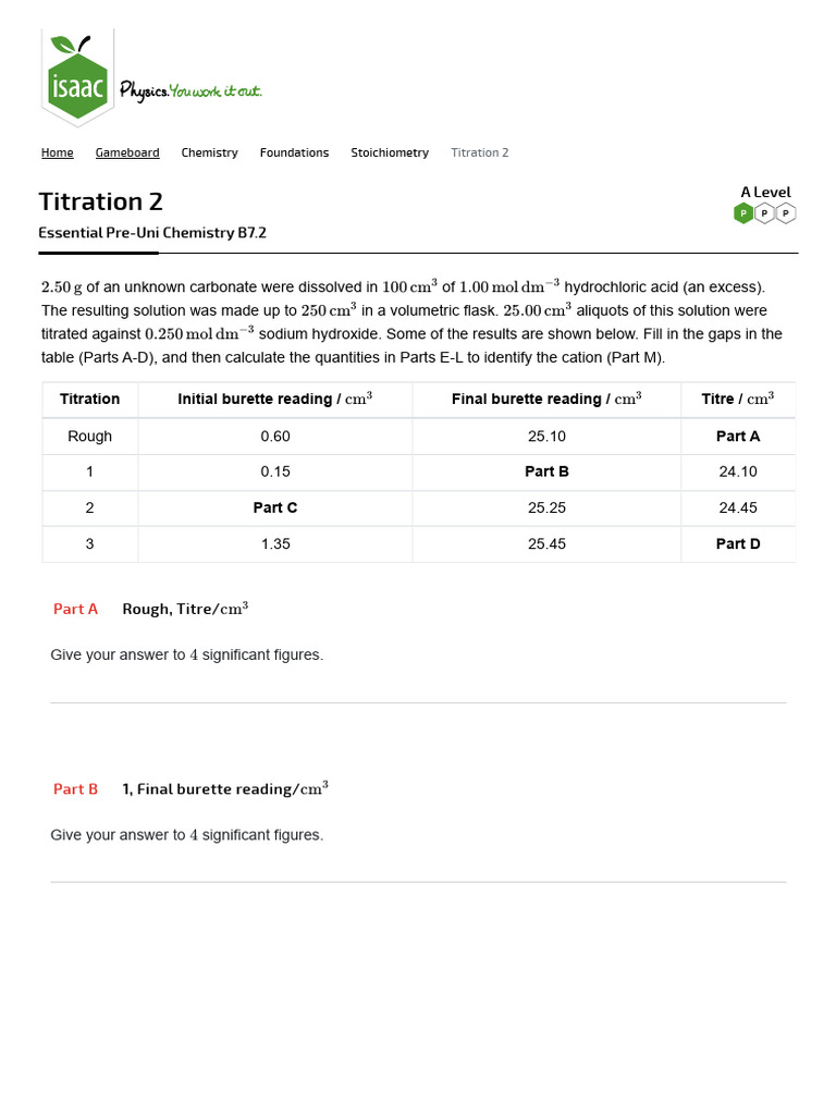 Titration Analysis of Unknown Carbonate | PDF | Titration | Chemistry