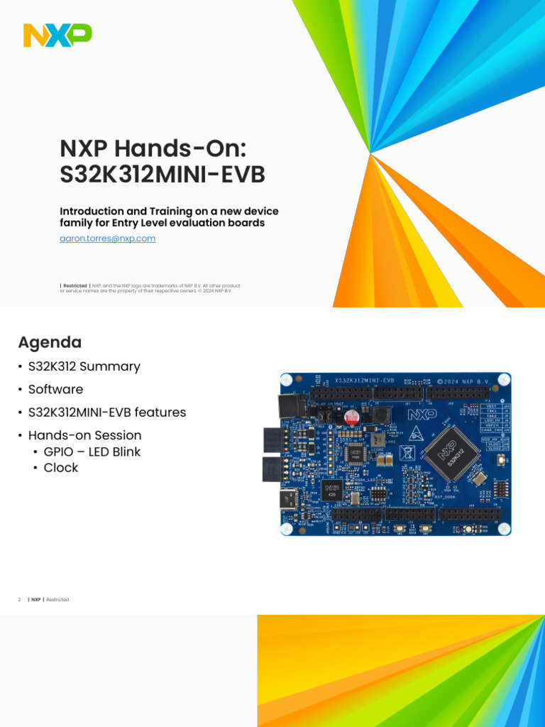 Nxp s32k312mini Evb Hands On | PDF | Integrated Development Environment ...