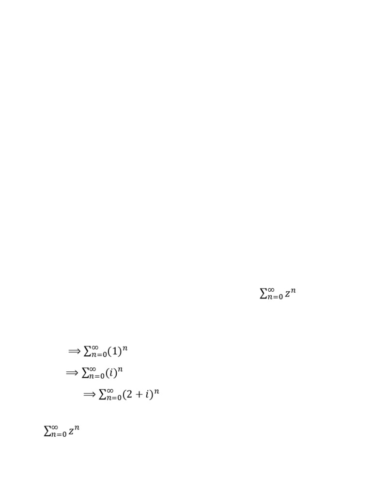 Understanding Geometric Series Convergence | PDF | Limit (Mathematics ...