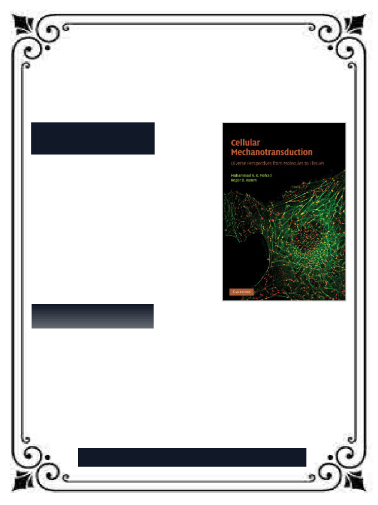 Cellular Mechanotransduction Diverse Perspectives from Molecules to ...