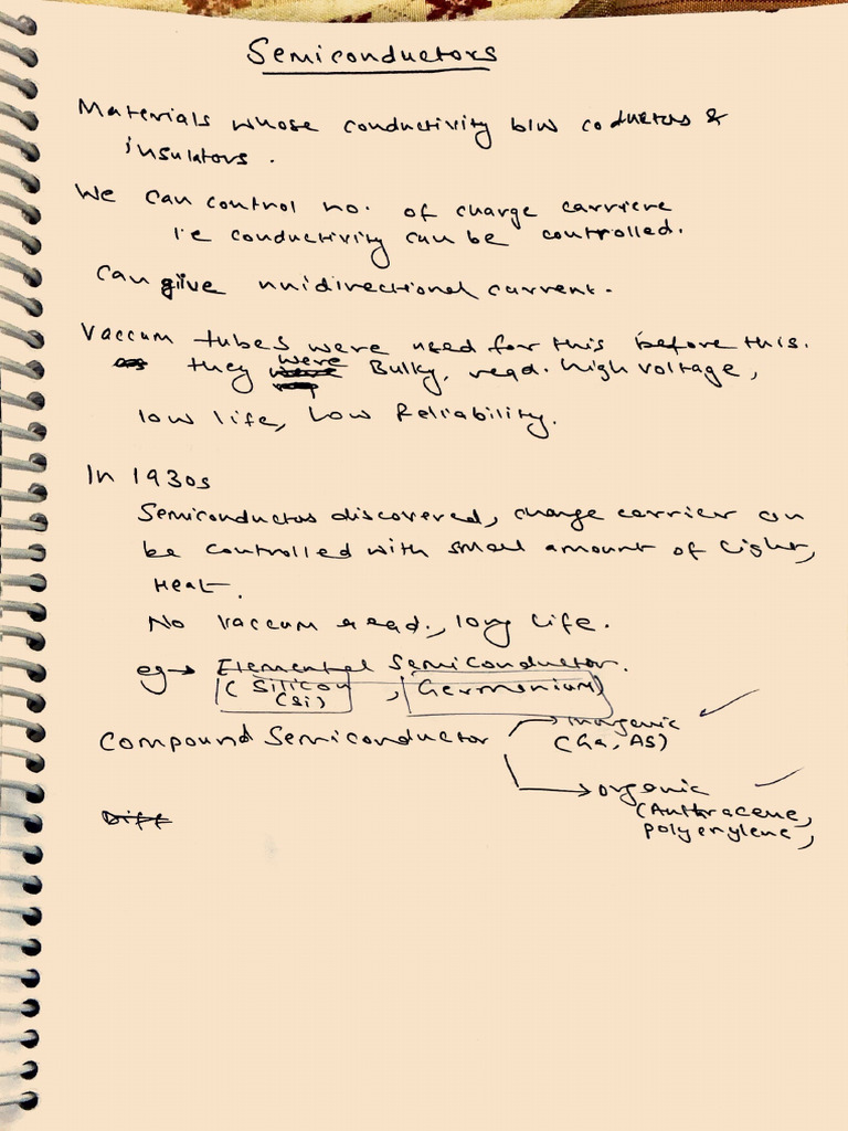 Semiconductor Notes | PDF