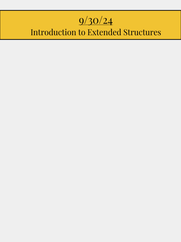 1_14 - Introduction to Extended Structures | PDF | Polymers | Molecules
