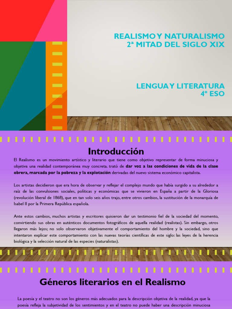 Realismo y Naturalismo | PDF | Realismo literario | Novelas