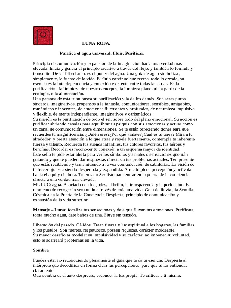 Luna Roja | PDF | Las emociones