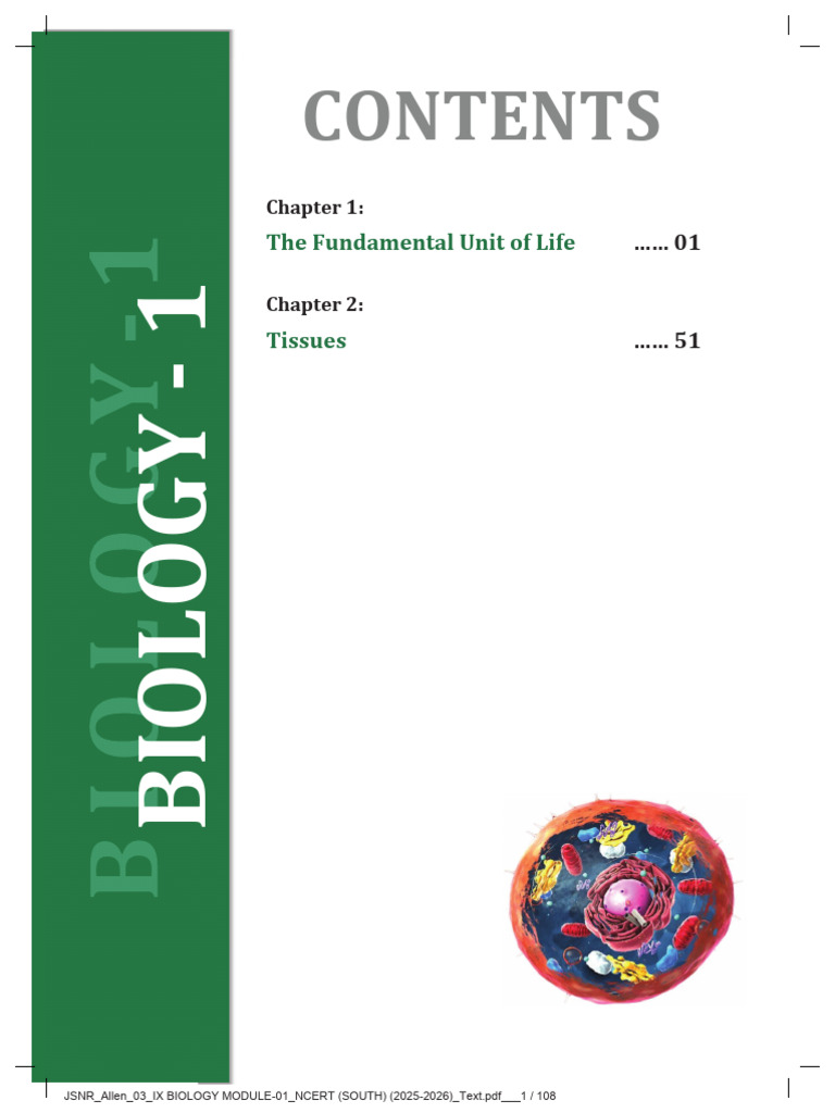 Biology module | PDF | Osmosis | Life Sciences