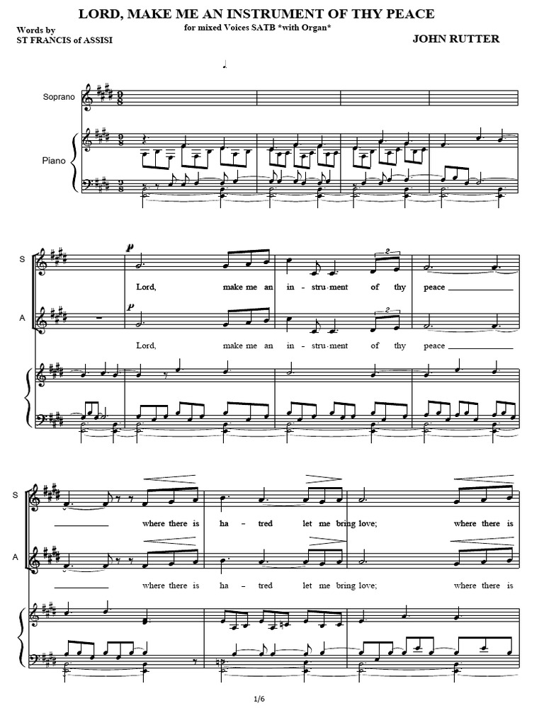 Lord Make Ver 01 | PDF | Music Theory | Musicology