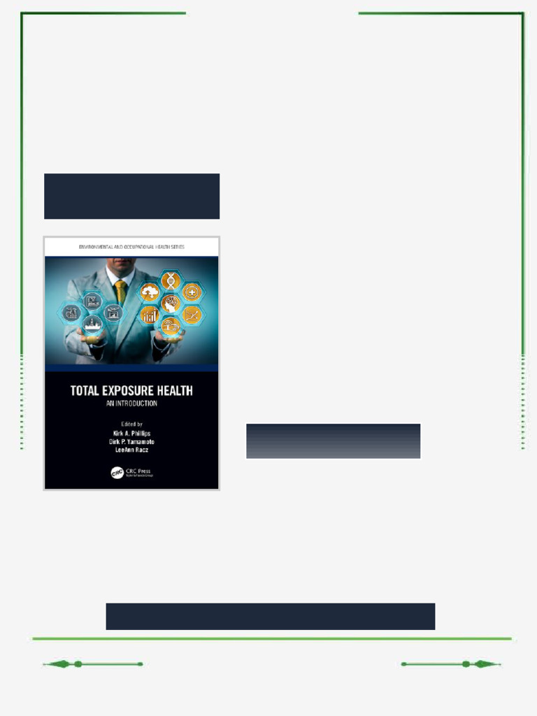 Total Exposure Health An Introduction 1st Edition Kirk A. Phillips ...