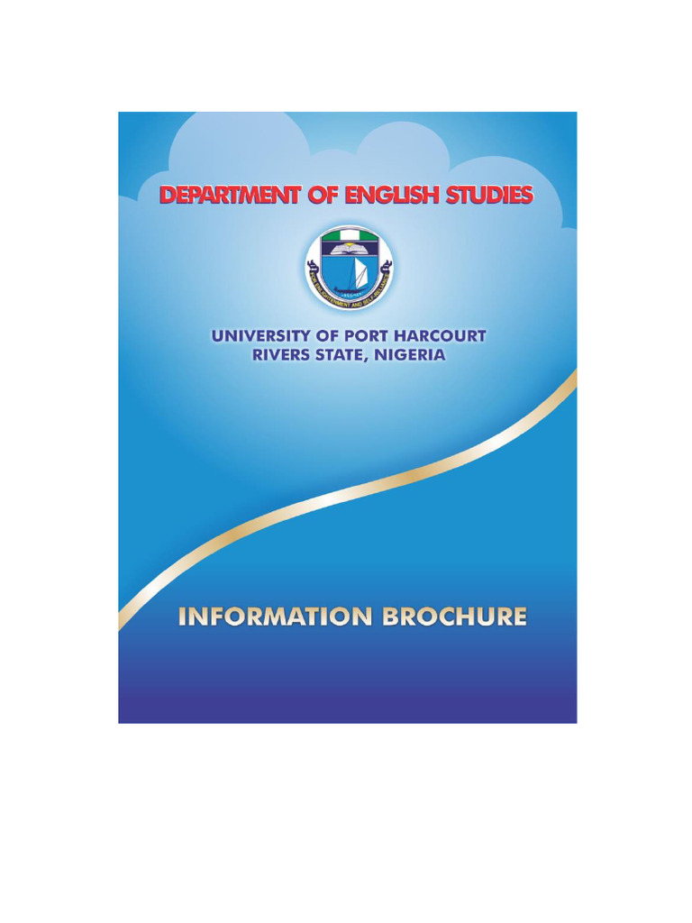 English Studies Program Overview UNIPORT | PDF | Linguistics | English ...
