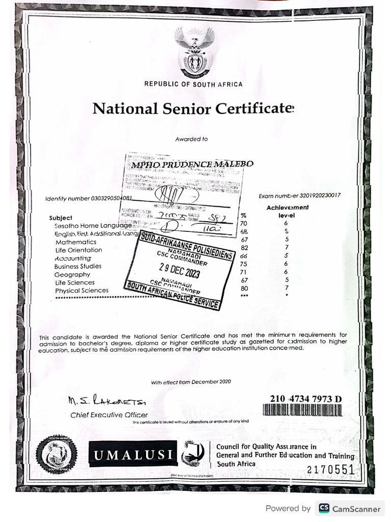 NSC | PDF