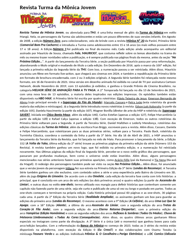 Turma da monica jovem | PDF | Quadrinhos