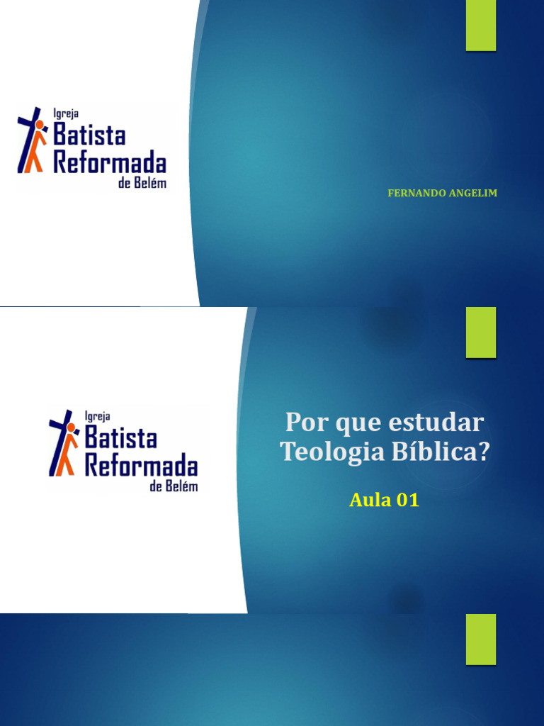 Teologia Bíblica - Fernando Angelim | PDF | Bíblia | Teologia