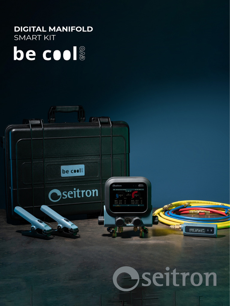 Smart Digital Manifold HVAC Kit | PDF | Pressure Measurement | Vacuum