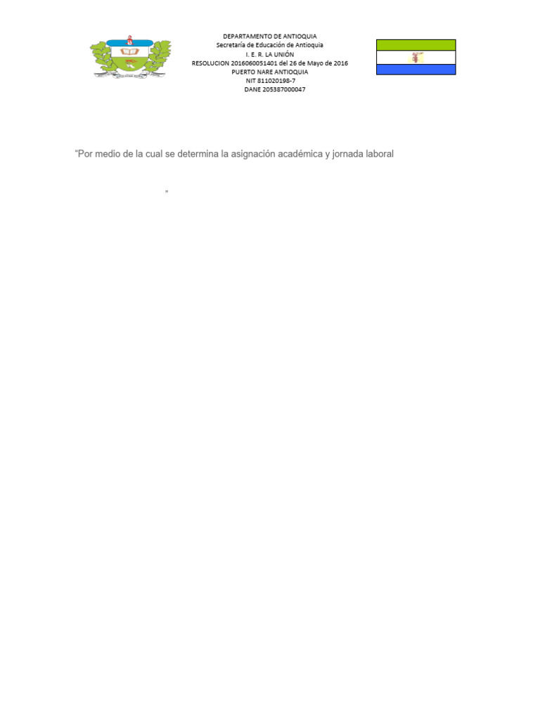 Resolución Rectoral No 01 Carga Académica. | PDF | Plan de estudios | Educación primaria