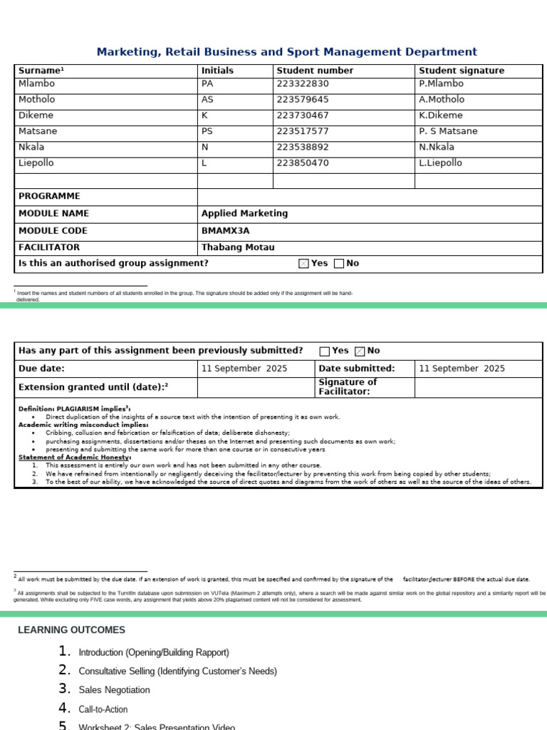 Applied Assignment Group 7 | PDF
