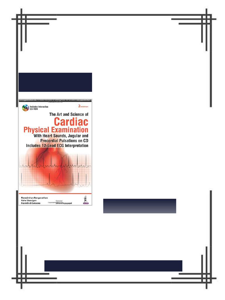 The Art and Science of Cardiac Physical Examination With Heart Sounds ...