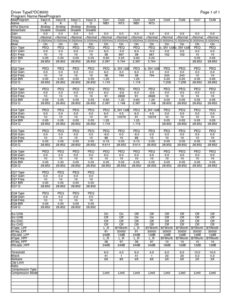 DC8000 NewProgram Configuration Guide | PDF