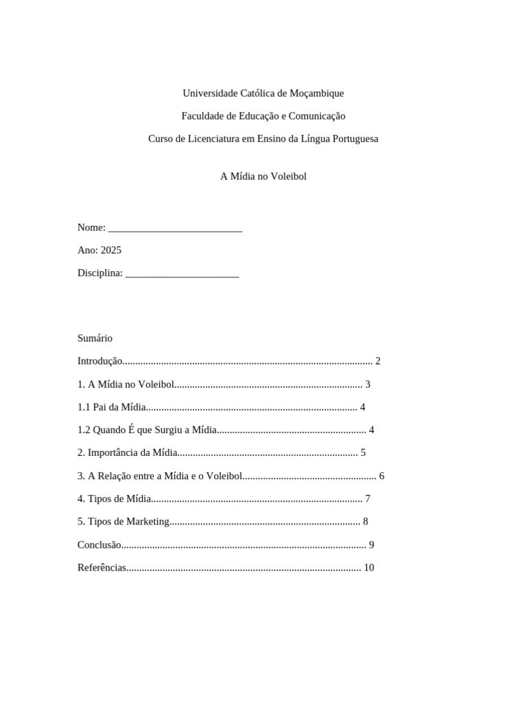 A_Midia_no_Voleibol_Atualizado | PDF | Mídia de massa | Comunicação