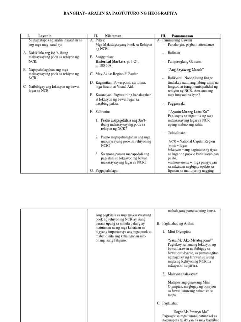 Ap Lesson Plan Template