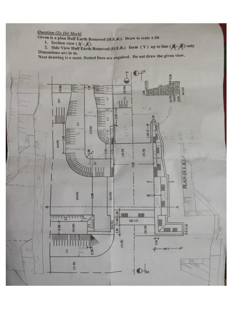 Answer Drawing Final Exam 2020 | PDF